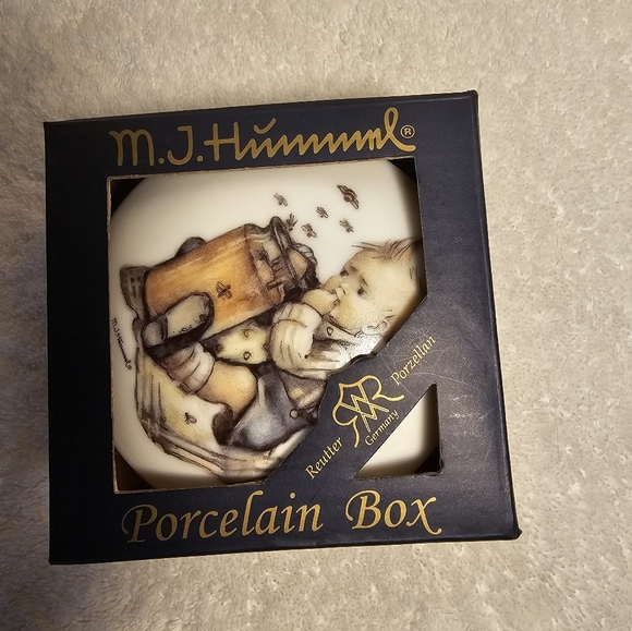 Hummel | Art | Hummel Mj Reutter Porzellan Germany Porcelain Box New ...
